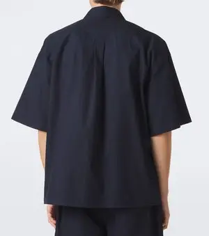 Loewe Anagram Cotton Twill Shirt - Blue