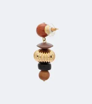 JENNIFER BEHR Lavon Embellished Gold-plated Drop Earrings