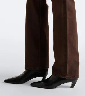 SLVRLAKE Phoenix Straight Leg Jeans - Brown