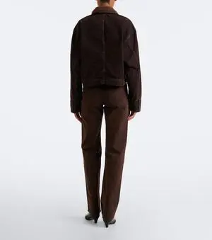 SLVRLAKE Phoenix Straight Leg Jeans - Brown