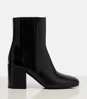 Dries Van Noten Leather Ankle Boots