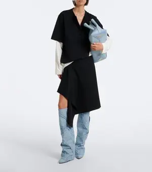 Attico Knee-high Denim Boots