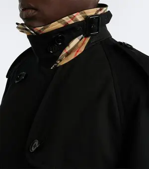 Burberry Double-breasted Cotton Gabardine Jacket