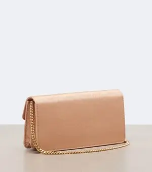 Valentino Garavani Vlogo Embellished Wallet On Chain