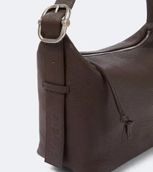 Loewe Loop Medium Leather Shoulder Bag - Brown