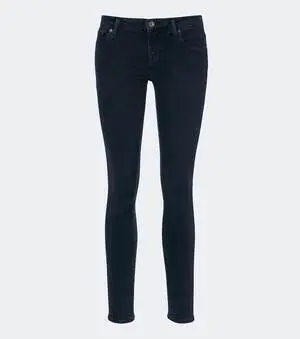 7 For All Mankind Low-rise Skinny Jeans