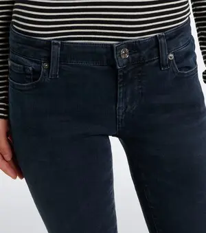 7 For All Mankind Low-rise Skinny Jeans