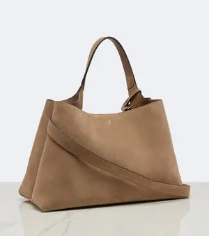 TOD'S Suede Top-handle Bag - Brown