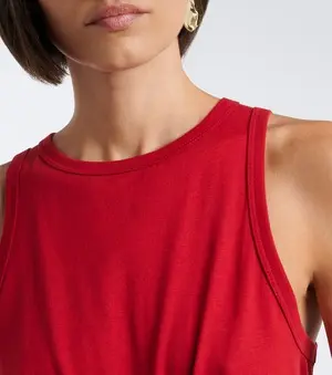 Magda Butrym Cropped Cotton-blend Top