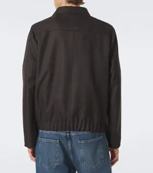 SLOWEAR Virgin Wool Blouson Jacket