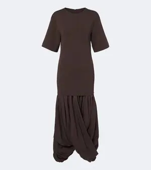 TOTEME Cocoon Midi Dress - Brown