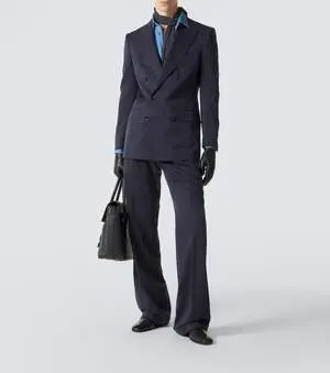 TOM FORD Double-breasted Silk Blazer