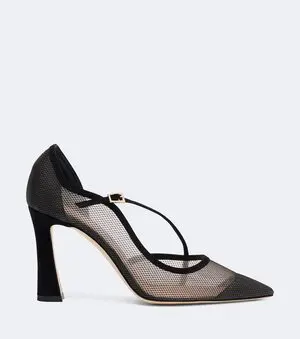 MALONE SOULIERS D'orsay Pumps With Suede Trim