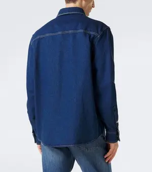 Valentino Garavani Vgold Denim Western Shirt