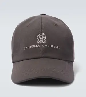 Brunello Cucinelli Cotton Canvas Baseball Cap - Brown