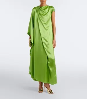 ROKSANDA Hiba Silk Satin Gown - Green