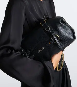 Isabel Marant Étoile Tilpa Mini Leather Shoulder Bag - Black