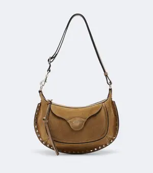 Isabel Marant Étoile Oskan Moon Suede Shoulder Bag - Brown