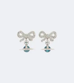 VIVIENNE WESTWOOD Octavie Embellished Drop Earrings - Blue