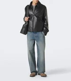Loewe Suede Penny Loafers