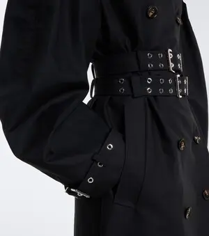 GANNI Cotton Trench Coat