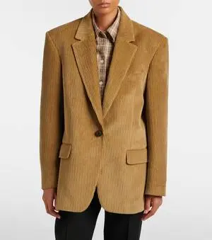 RÓHE Oversized Cotton Corduroy Jacket