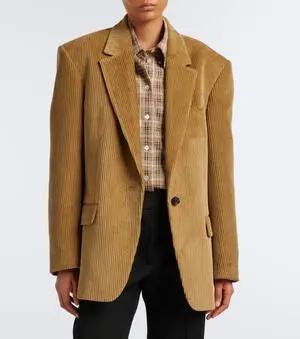 RÓHE Oversized Cotton Corduroy Jacket