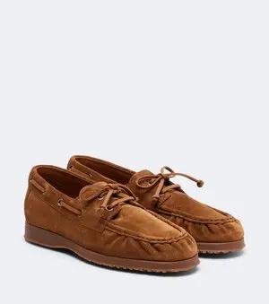 Hogan Round Toe Flats For Women