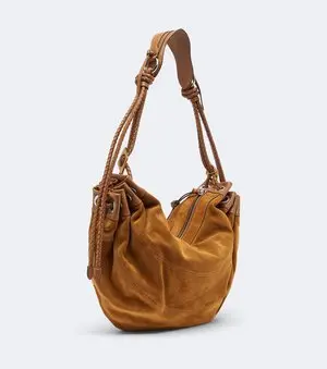 Isabel Marant Étoile Maia Medium Suede Shoulder Bag - Brown