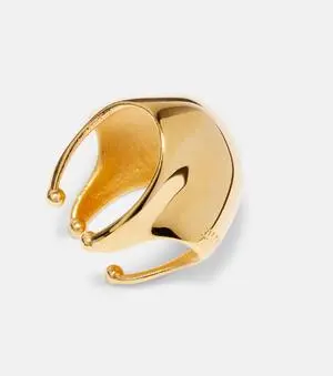 Khaite Lotus 18kt-plated Ear Cuff