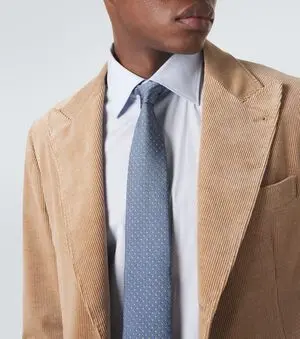Brunello Cucinelli Silk Jacquard Neck Tie