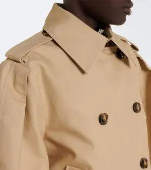 GANNI Double-breasted Cotton Jacket