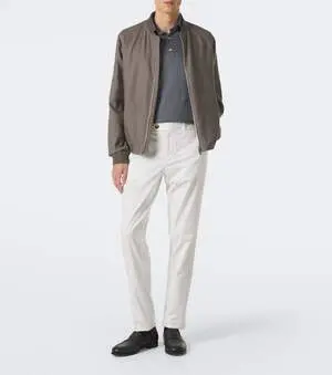 Kiton Cotton Jersey Polo Shirt - Grey