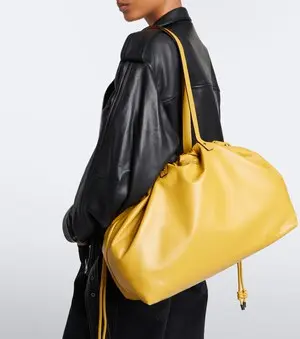 Isabel Marant Étoile Silven Leather Shoulder Bag - Yellow