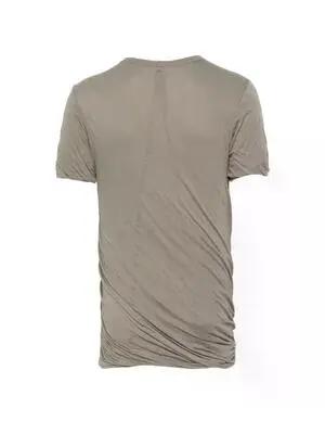 Rick Owens Double-layer Short-sleeve Cotton T-shirt - Grey