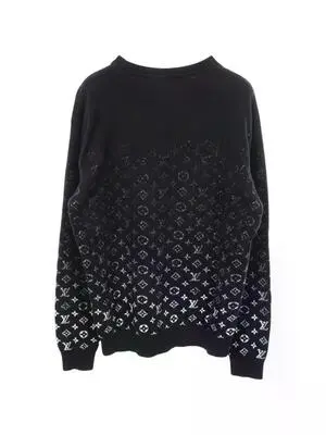 LOUIS VUITTON Monogram Gradient Crew Neck Sweater