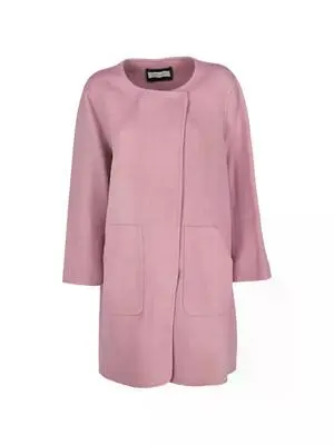 CARACTÈRE Collarless Patch-pocket Coat