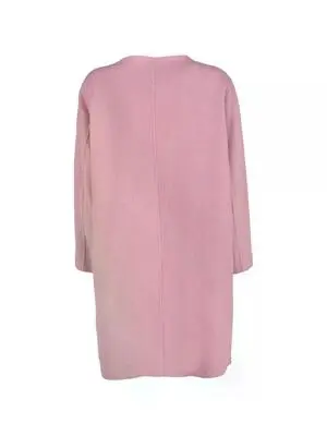CARACTÈRE Collarless Patch-pocket Coat