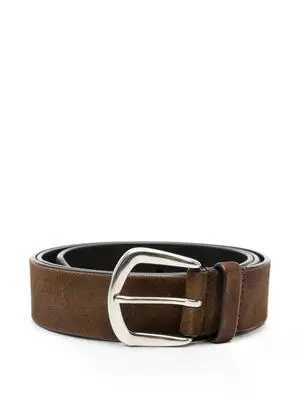 Officine Creative Suede Buckle-fastening Belt - Brown