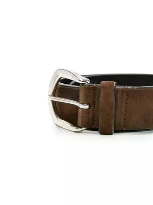 Officine Creative Suede Buckle-fastening Belt - Brown