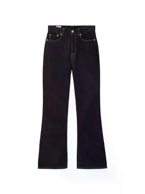 MOMOTARO Patch Detail Flared Jeans