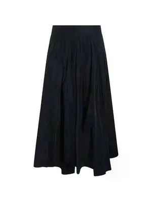 Max Mara Midi Pleated Flared Skirt