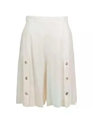 Marella Button-detail Knee-length Shorts
