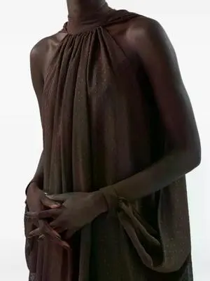 TALLER MARMO Eterea Draped Mini Dress
