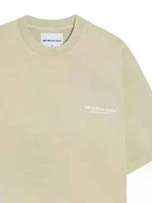 MKI MIYUKI ZOKU Design Studio Drop-shoulder T-shirt - Neutrals
