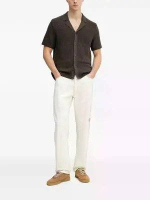 JOOP! Textured Knit Short-sleeve Cardigan