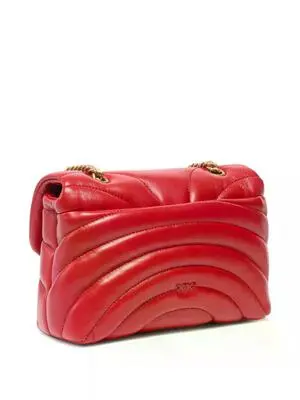 Pinko Love Birds Quilted Shoulder Bag