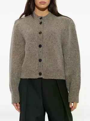 RÓHE Shoulder-padded Cardigan