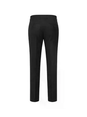Corneliani Scalloped-hem Trousers - Black