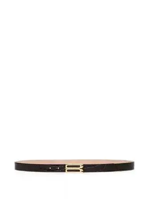 Victoria Beckham Dorian Leather Belt - Brown